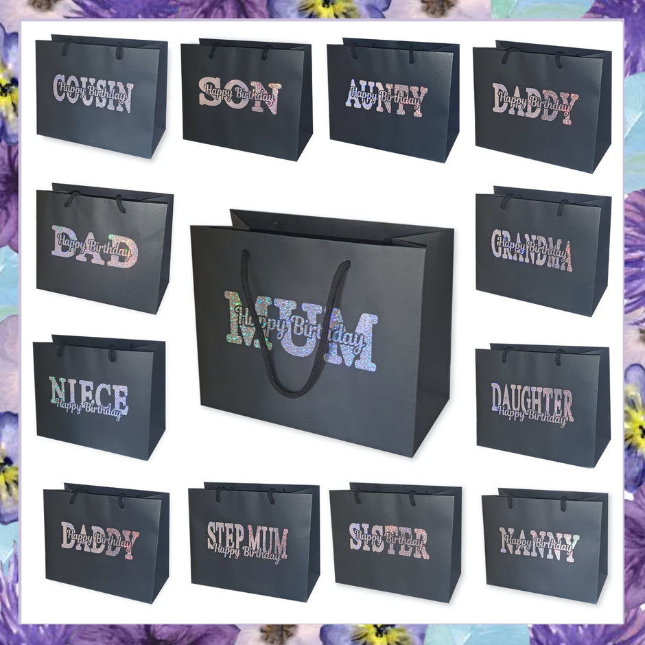 Personalised Birthday Gift Bags for All the Family – GeminiRibbons
